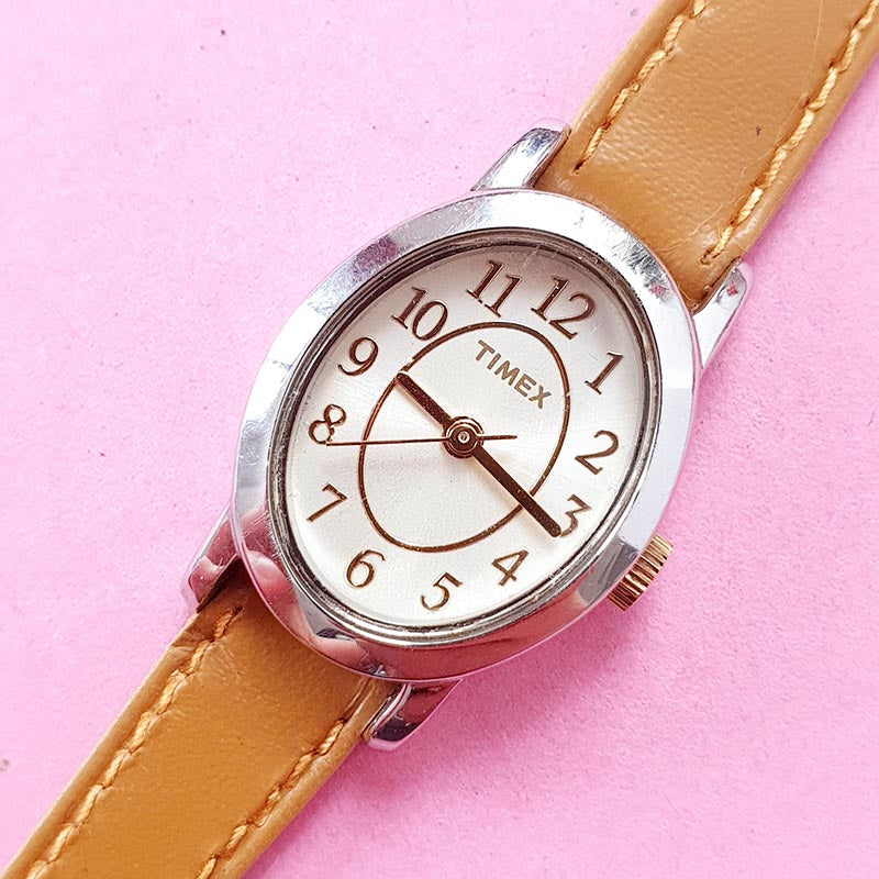 Vintage Small Timex Watch for Women | Timex Oval-Shaped Dial – Watches ...