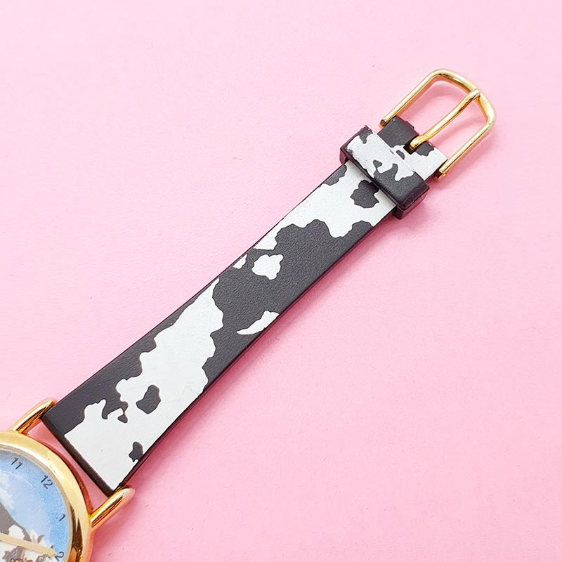 Vintage Valdawn with a Cow Watch for Women | Fun Gold-tone Watch ...